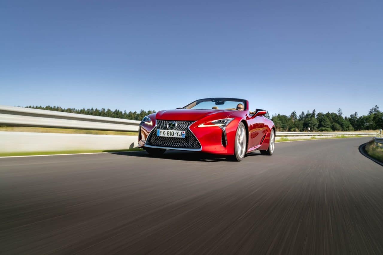 Essai road trip : 1500 km en Lexus LC500 Cabriolet